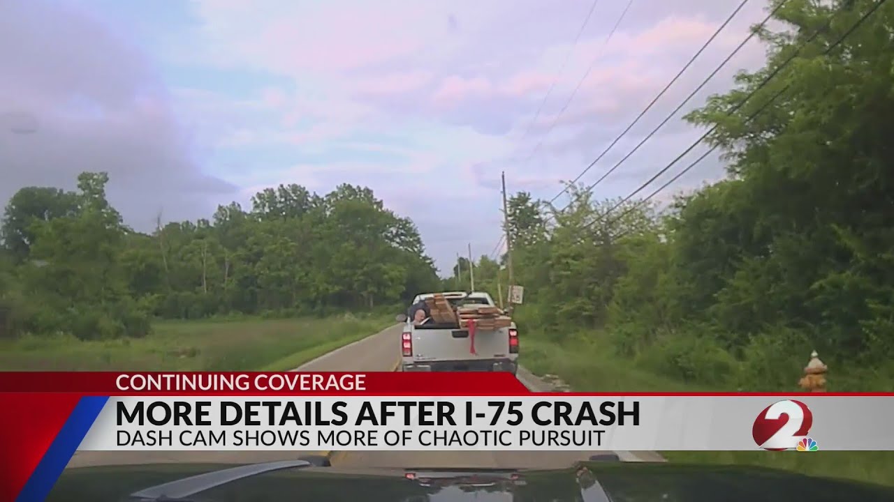 Two men charged in police pursuit, wrong way crash on I-75