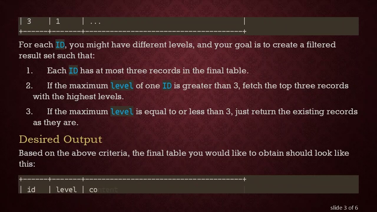 How to Filter SQL Server Data According to Its Max Value?