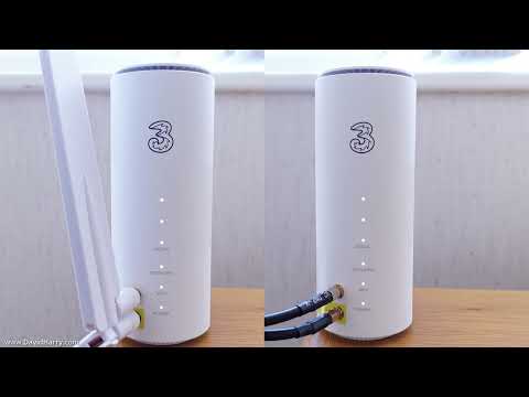 Indoor vs outdoor antennas 5G wireless cellular internet router speed test with ZTE MC801A