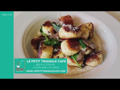 Exploring the Le Petit Triangle Cafe in Cleveland's Ohio City neighborhood