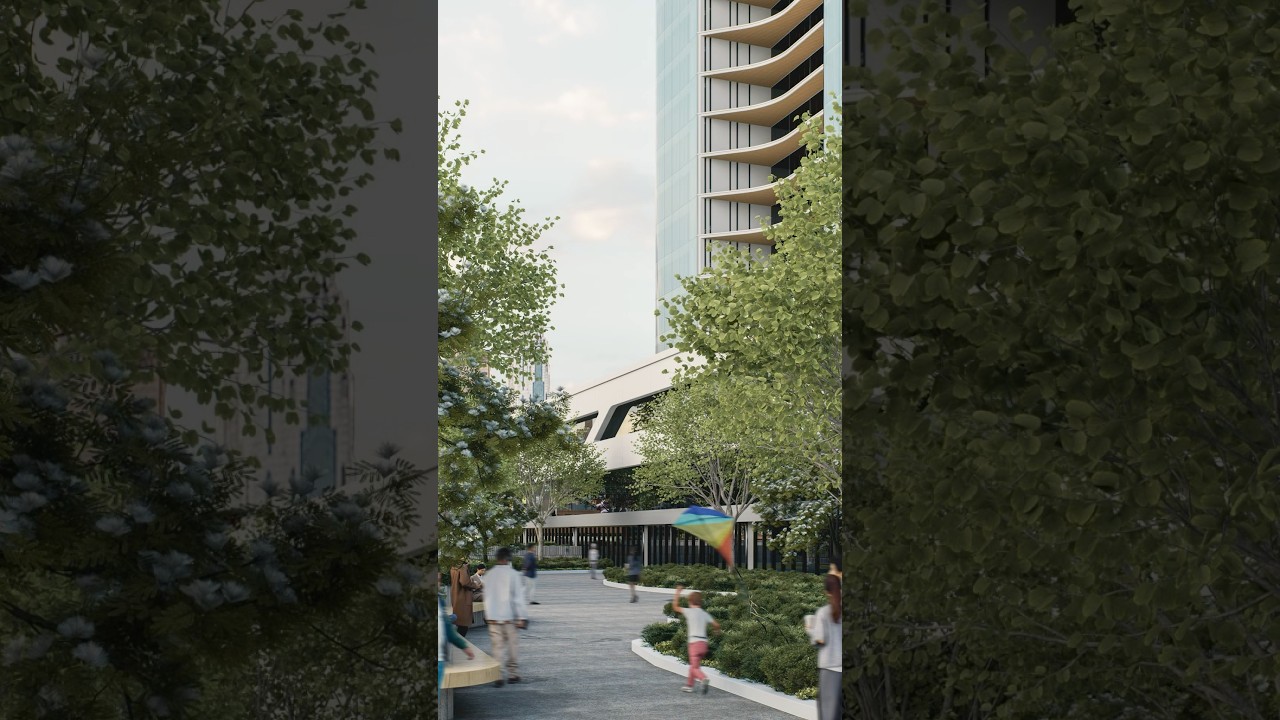 How I EDIT my Renders in PHOTOSHOP! #fyp #photoshop #architecture #3drender #photoshoptutorial