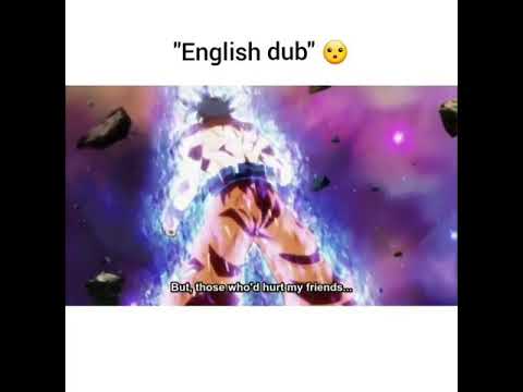Goku Ultra instinct rage English dub