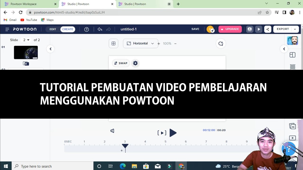 TUTORIAL PEMBUATAN VIDEO PEMBELAJARAN MENGGUNAKAN POWTOON