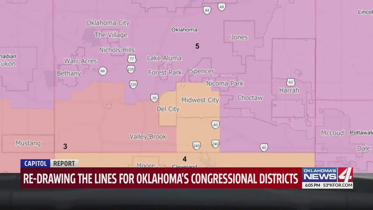 Oklahoma redistricting maps unveiled