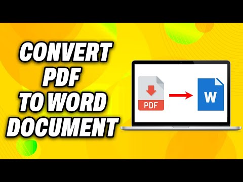 How to Convert PDF to Word Document Laptop (2025) - Easy Fix