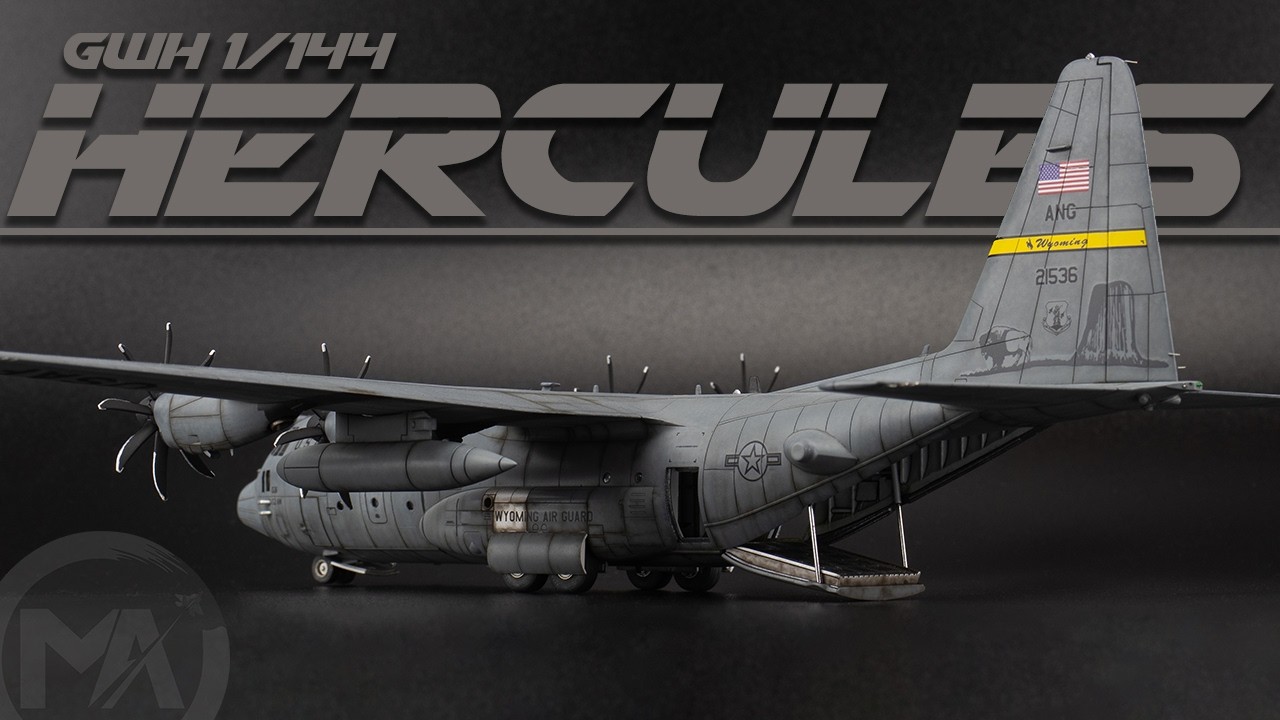| FULLBUILD | GWH 1/144 Lockheed C-130H Hercules USAF - Aircraft model
