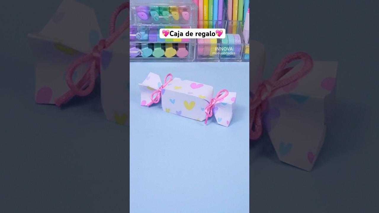 DIY Caja de regalo 💖 Ideas para regalar 💖 Manualidades con papel #diy #manualidades #regalos