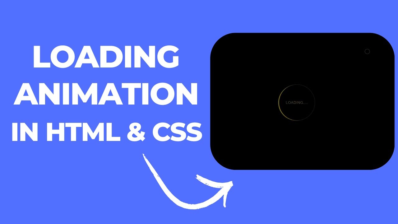 ✨ Beautiful Loading Animation in HTML & CSS | Pure CSS Preloader Tutorial
