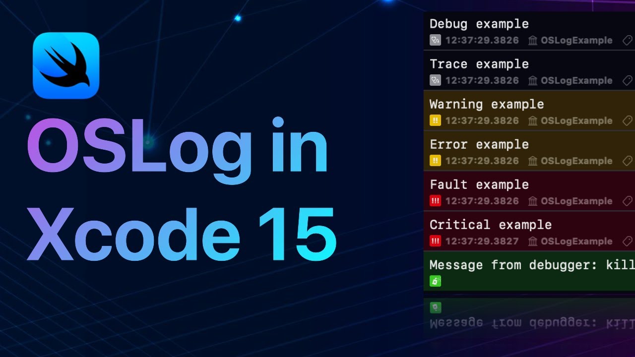Xcode 15's Hidden Treasure: Logging Like a Pro 2024