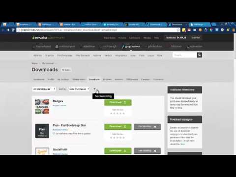 How to get your item purchase license on codecanyon, themeforest, graphicriver, ect (envato)
