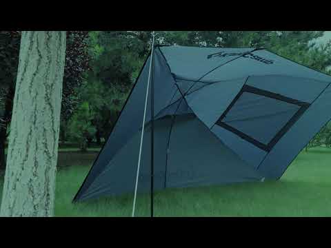 KingCamp Awning Sun Shelter Auto Canopy Camper Trailer Tent Roof Top for Beach, SUV !