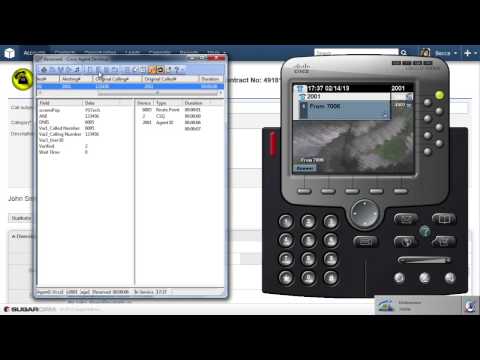 SugarCRM Connector for Cisco Contact Centers