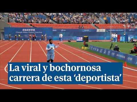 La viral y bochornosa carrera de esta corredora de 100 metros de Somalia