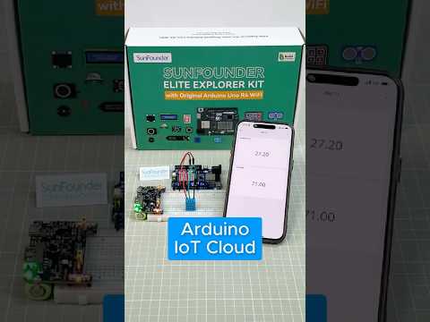 Arduino IoT Cloud + DHT11 = Live Temperature Monitoring! 🌡️ #arduinoproject #arduinounor4wifi