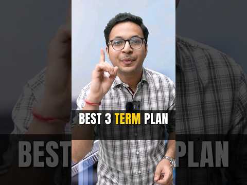 Best term insurance plan of India - Top 3 term plan 🤩 #shorts #insurance