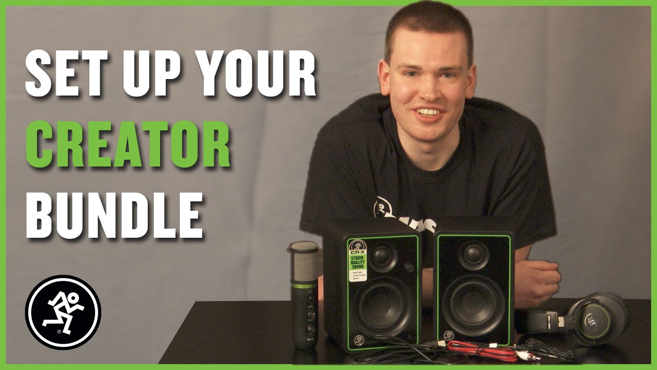 Mackie Creator Bundle - Setup