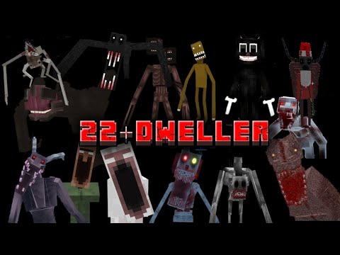 22+ DWELLER 💥 'GOTMAN,KAMPUS,SIREN HEAD,AND MANY MORE 😱FOR MCPE / BEDROCK (LINK 🖇️ IN DISCRIPTION)