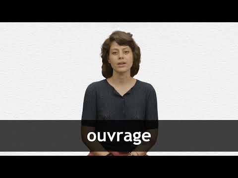 English Translation of “OUVRAGE” | Collins French-English Dictionary