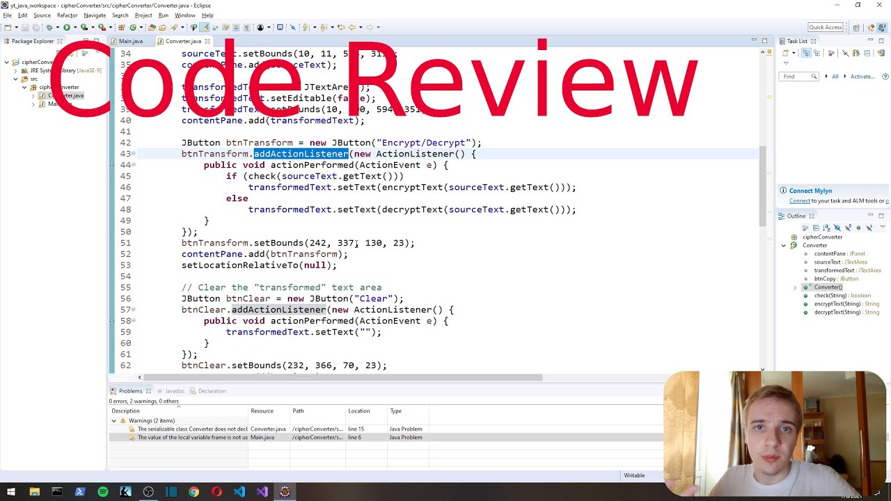 One of My Oldest Programming Projects - Code Review (Java GUI App)