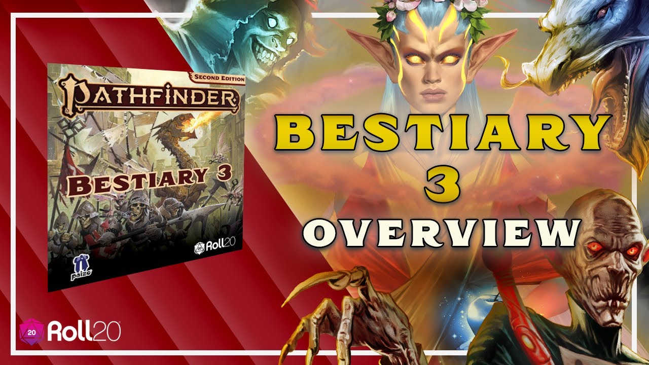 Bestiary 3 Overview on Roll20