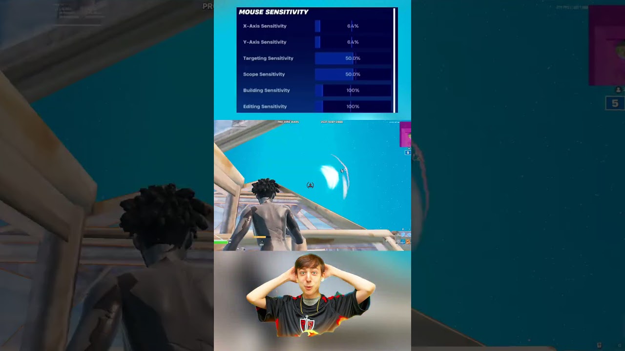 I Tried Peterbot's SETTINGS... #peterbot #chaosgaminglive #fortniteshorts