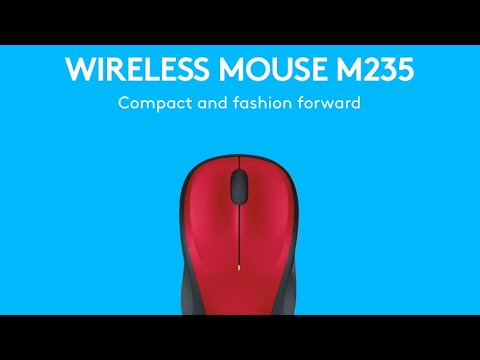Logitech M235 Wireless Mouse (Red) | Unboxing | Review