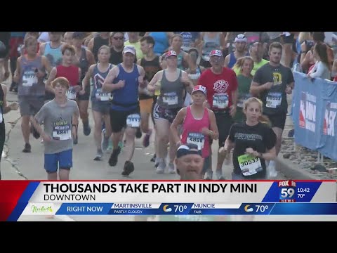 Thousands take part in Indy Mini Marathon