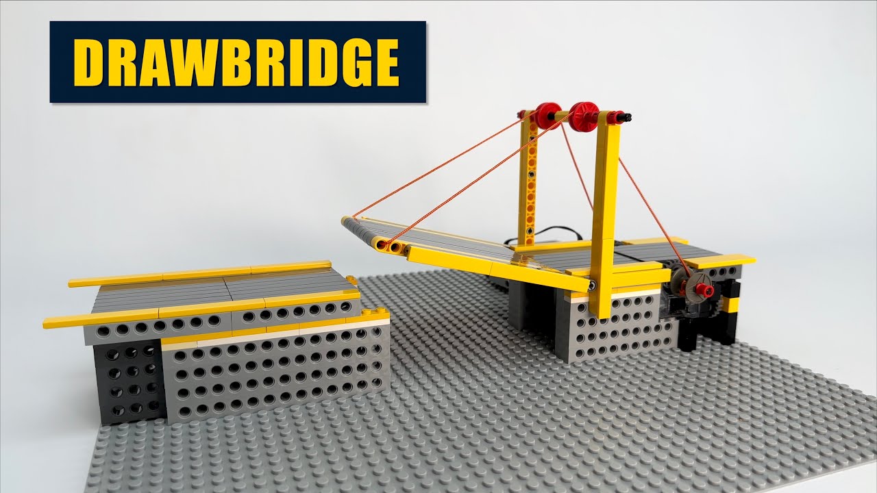 I Built a Working LEGO Drawbridge!