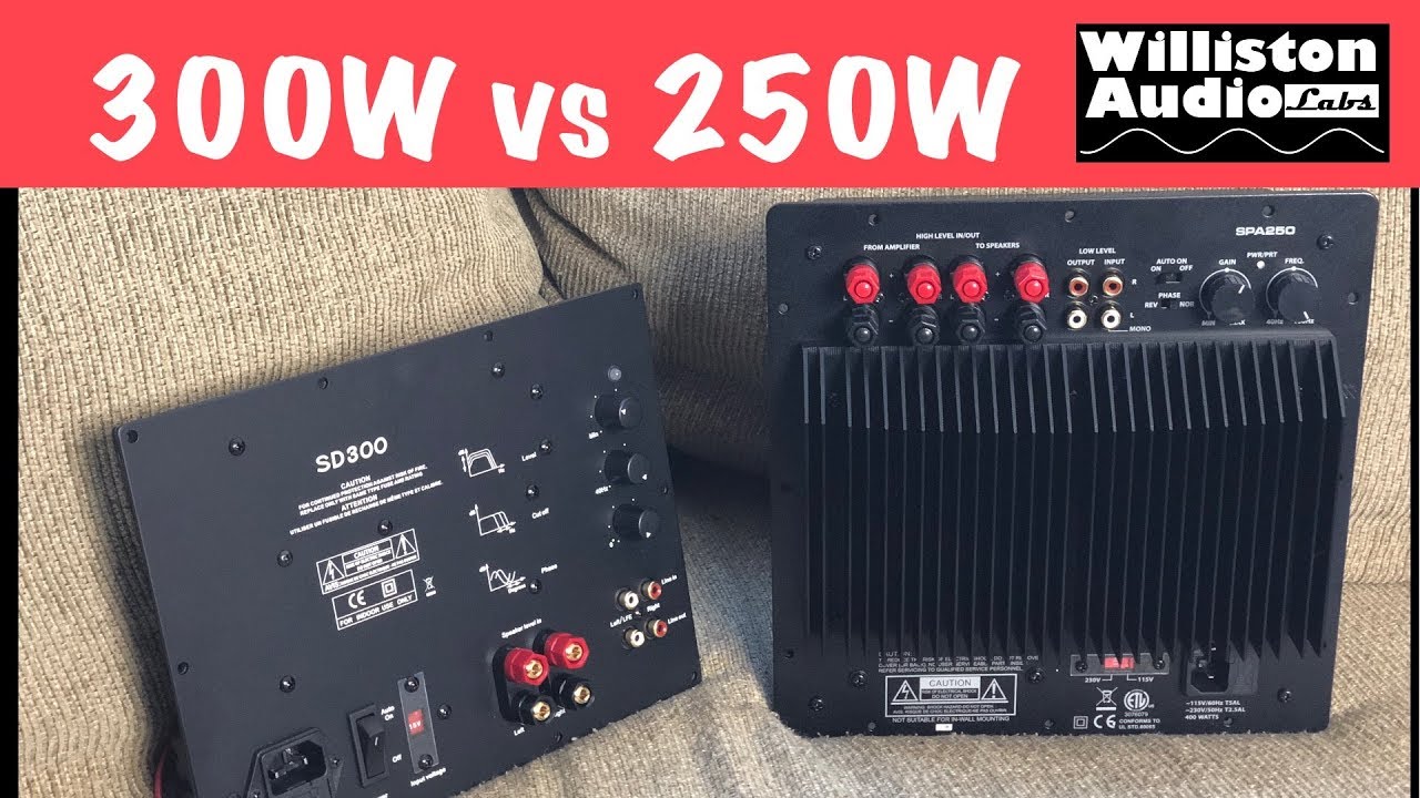Subwoofer Plate Amps? Dayton SPA250 vs Yung SD300 Tested