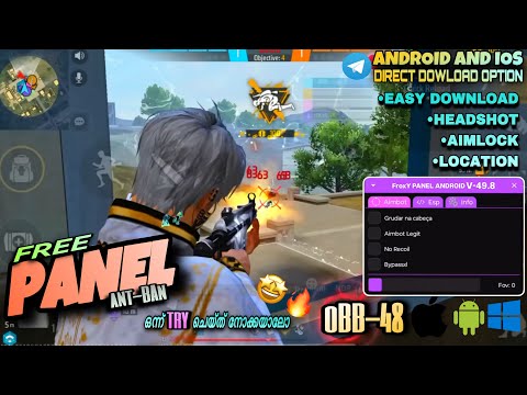 🔥വീണ്ടുംPANELവന്നു😍Freefire panel hack | freefire headshot trick |ff onetap headshot file MALAYALAM