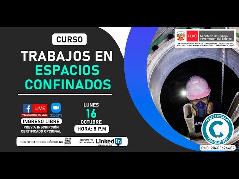 📖CURSO:⛑TRABAJOS EN ESPACIOS CONFINADOS👷🚧