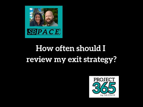 How often should I review my exit strategy? - Project 365
