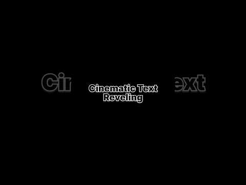 Cinematic TEXT Reveal in VN Video Editor ???? #shorts #cinematic #editing