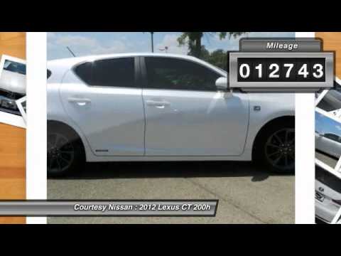 2012 Lexus CT 200h at Courtesy Nissan in Richardson C2080501