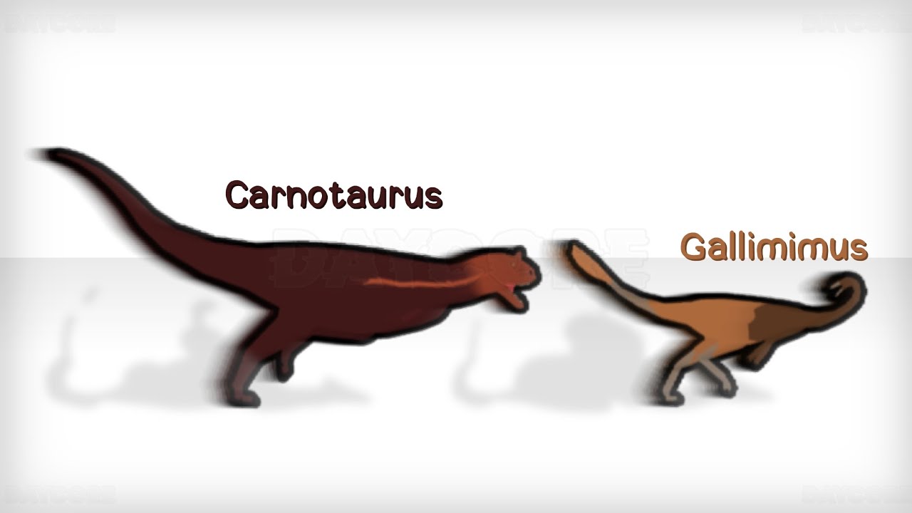 • Carnotaurus Vs Gallimimus | Sticknodes Animation •