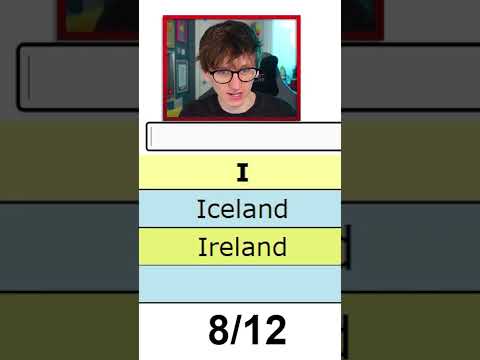 European Countries with the same starting letters #shorts