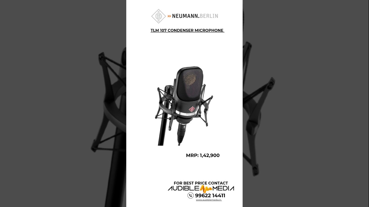 #Neumann #TLM 107 Studio Set #Audible Media