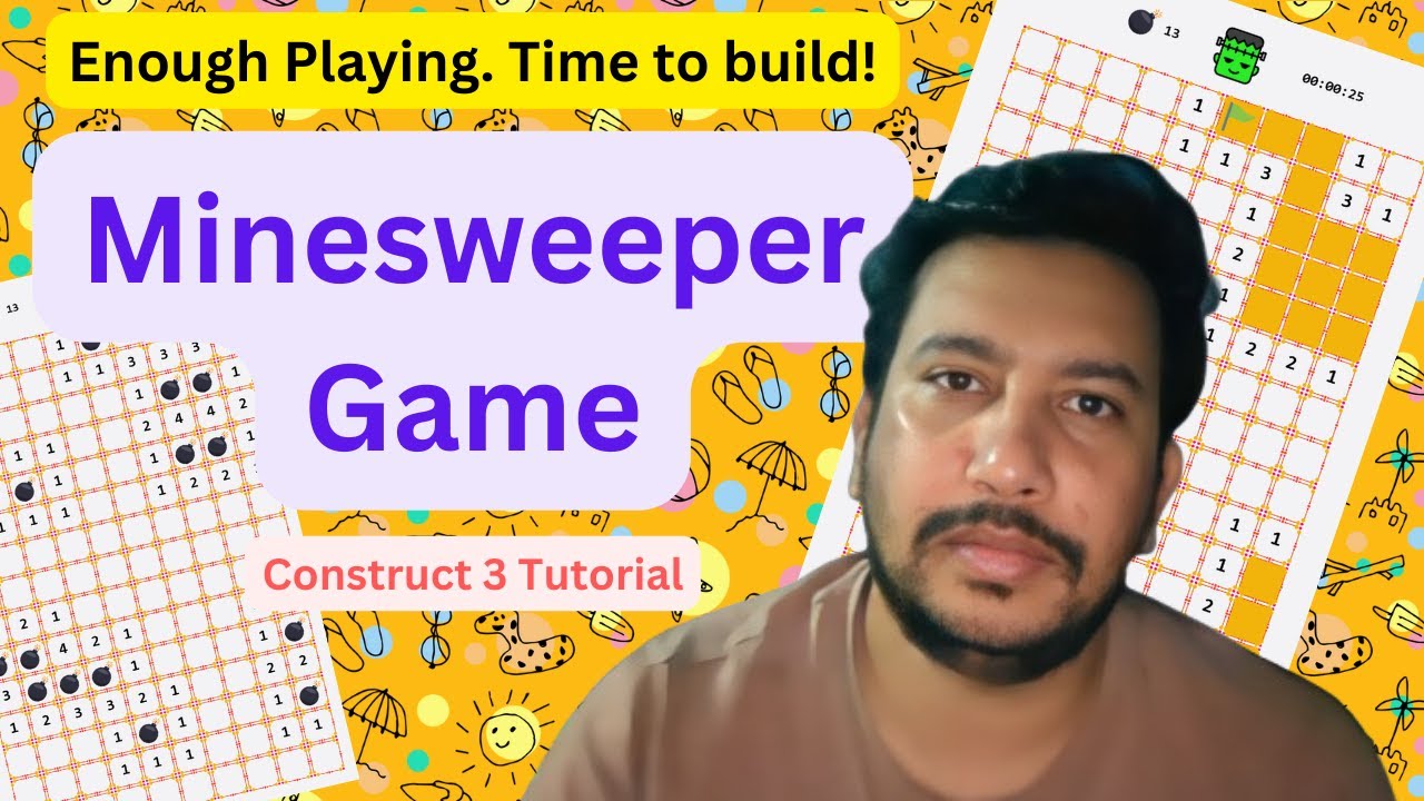 How to Create a MineSweeper Game in Construct 3 | Step-by-Step Tutorial