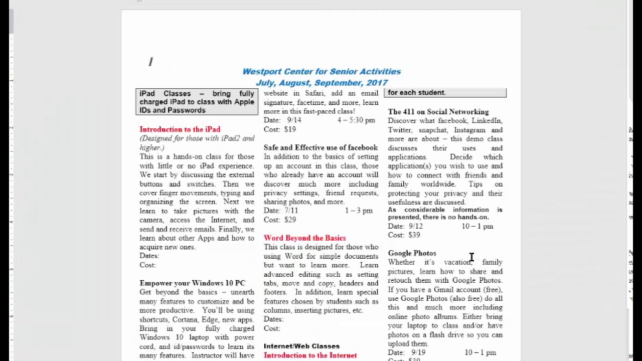 Google Docs import and export files