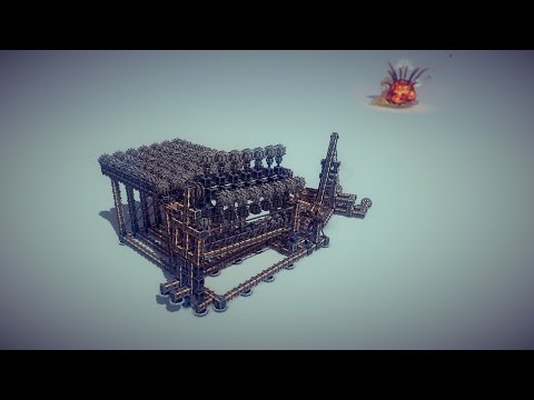 Steam Community :: Video :: Besiege - Aimable 105 Bomb Reloading Catapult