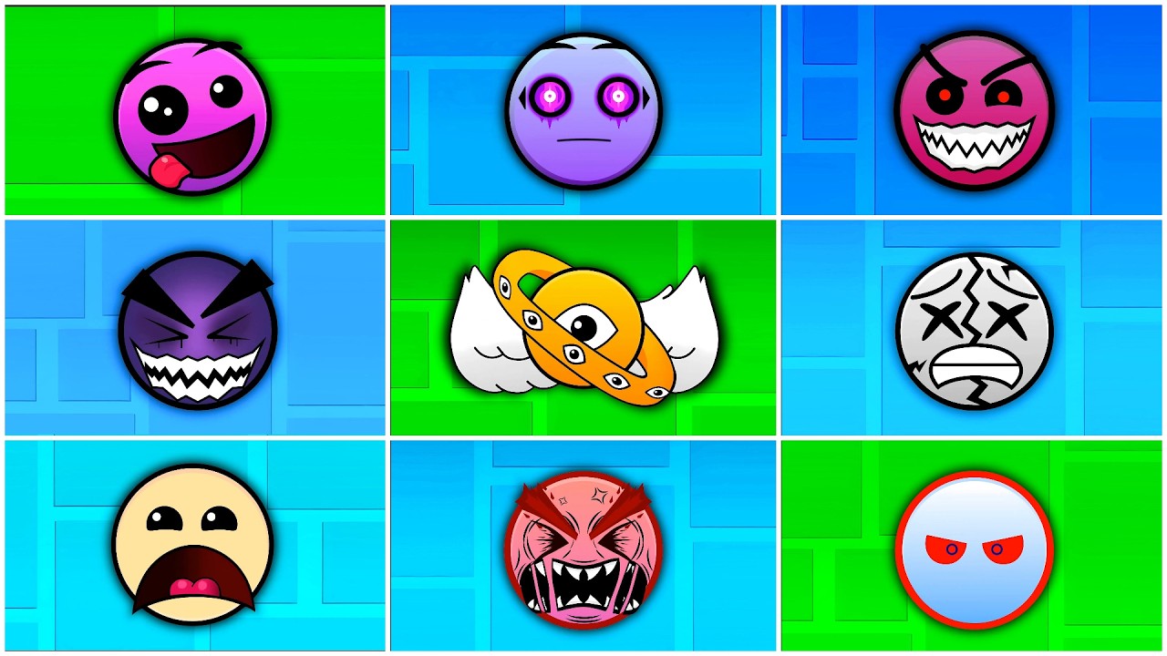 All Fire In The Hole Normal and Reverse | Geometry Dash