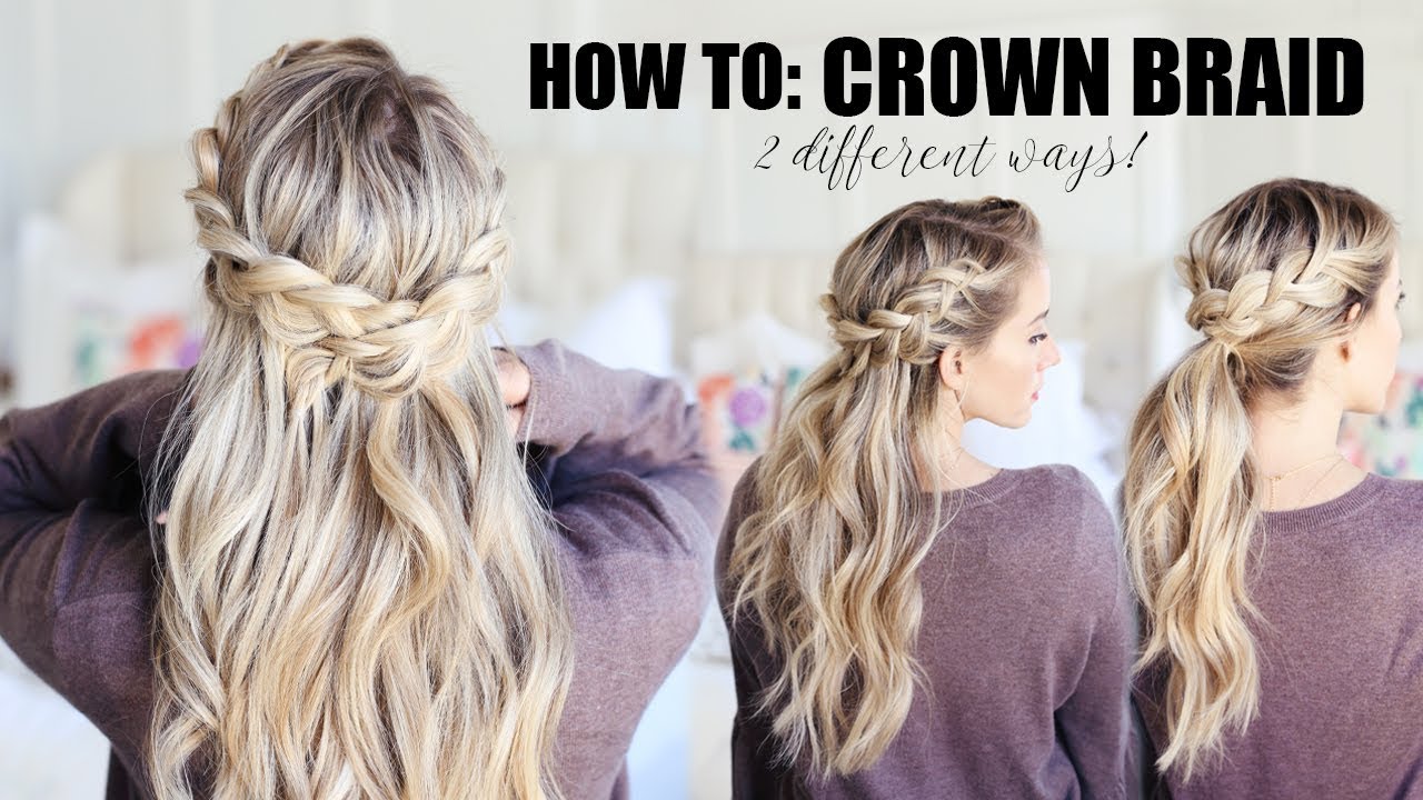 How to do a Crown Braid!!!  2 EASY WAYS | Twist Me Pretty