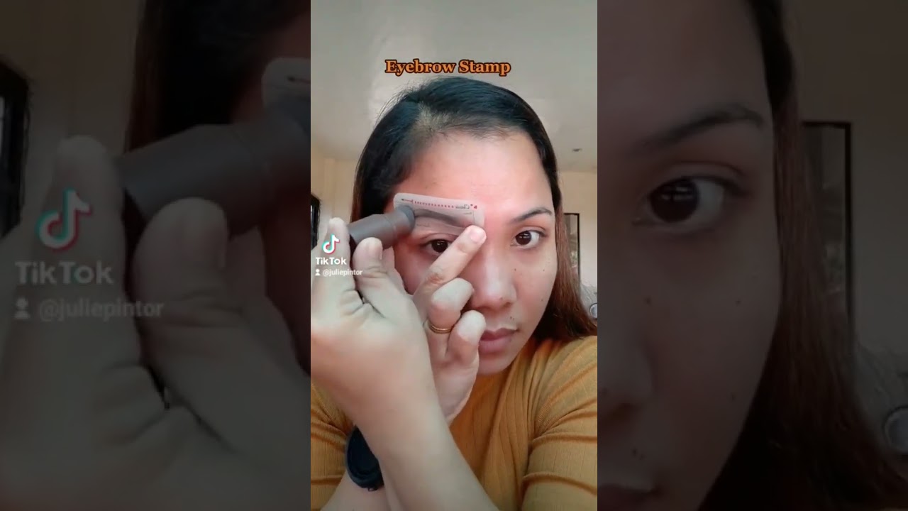 EYEBROW STAMP TUTORIAL #eyebrows #eyebrowstamp #eyebrowtutorial #tutorial