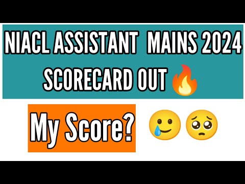 NIACL assistant Mains scorecard out π₯Ί #niaclassistant2024 #niaclassistant #niacl | Bankingspark