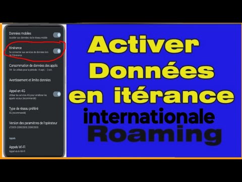 Comment activer le Roaming Bouygues (activer les données en itinérance internationale