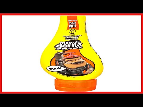 Moco de Gorila Gorilla Snot Hair Gel, Mini Punk Travel Size 3 oz 85g