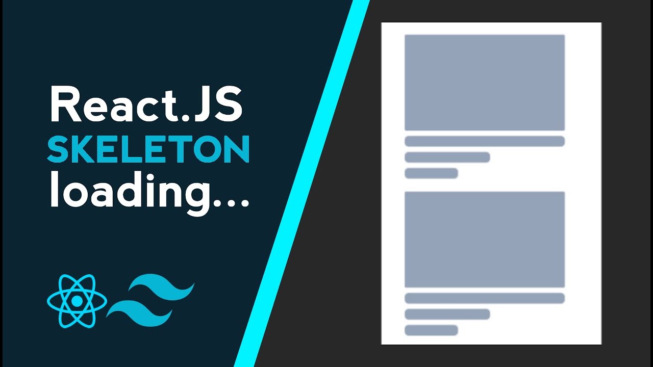 How to Create a Loading Skeleton in ReactJS with Tailwind CSS #loading