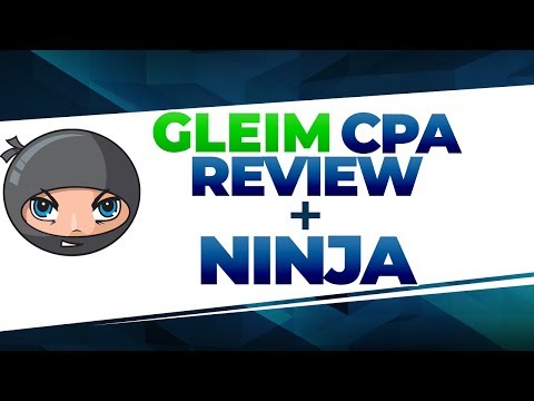 Gleim CPA Review + NINJA