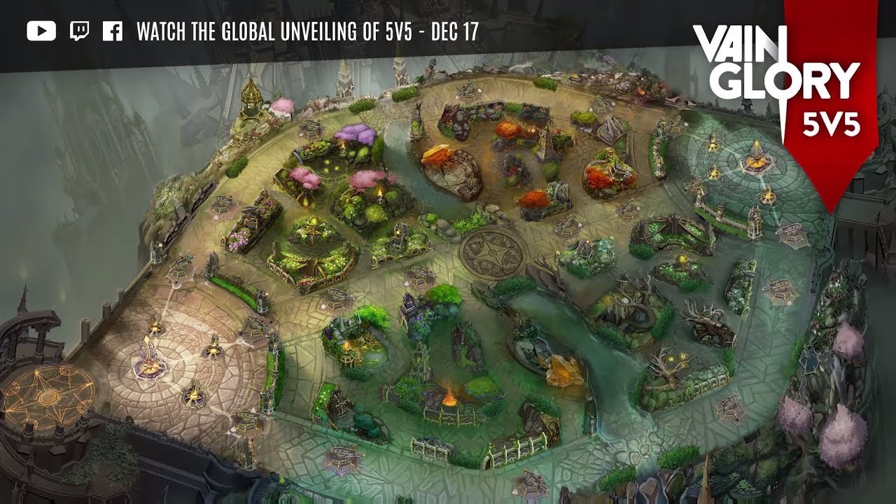 Finally Vainglory Release 5v5 Map on This Dec (Map Illustration)