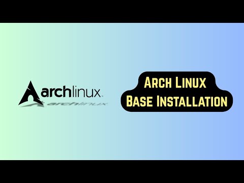 Arch Linux Base Install (WIKI Way)